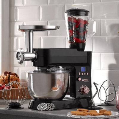Cooks Professional Multifunction Stand Mixer 1200W with Mincer, Blender ...