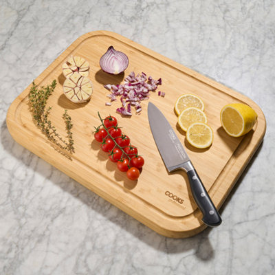 Cooks Professional Reversible Bamboo Carving and Chopping Board with ...