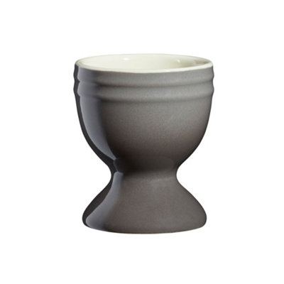 Cooks Professional Set of 6 Egg Cups - Ceramic Stoneware Dinnerware Graduated Design Egg Holders ...