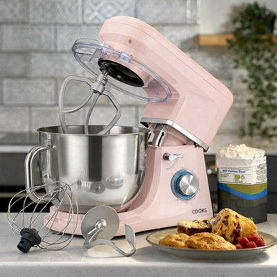 Cooks Professional Stand Mixer 1200W with 6 Speeds, Pulse & 7L S-Steel ...