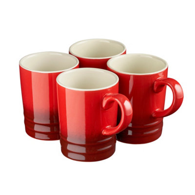Cooks Professional Stoneware Mugs Cups Tea Coffee Hot Chocolate 320ml ...