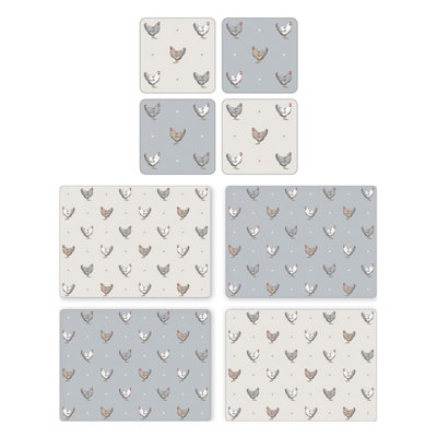 Cooksmart Farmers Kitchen Placemats and Coasters | DIY at B&Q