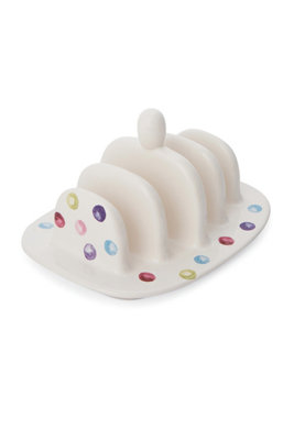 Cooksmart Spotty Dotty Toast Rack | DIY at B&Q