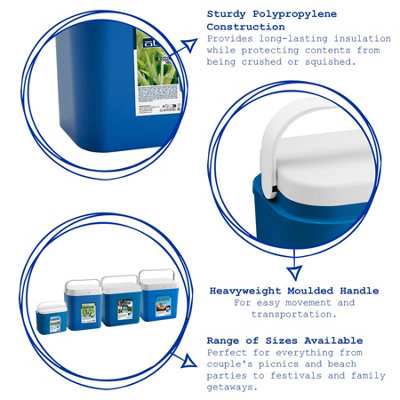 Cool Box - 18L - Blue - Pack of 1