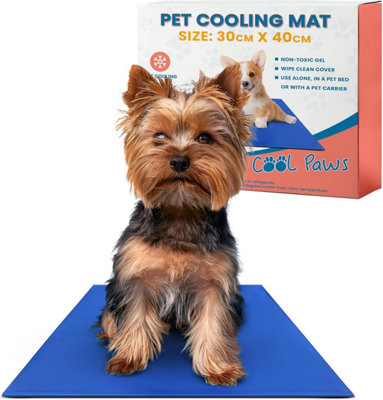 Cool Paws Dog Cooling Mat Self Cooling Gel Pad 30x40cm Suitable for All ...