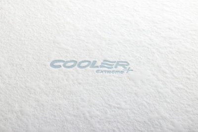 Cooler Memory Foam Topper with Cooling Zip Cover 5cm Deep 4ft6 Double ...
