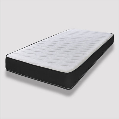 Cooltouch Colours White Wave Hybrid Memory Foam & Pinna-Coil ...