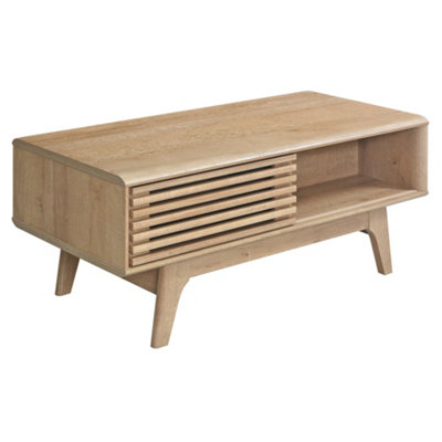 Copen Coffee Table with Storage For Living Room, Riviera Oak Finish
