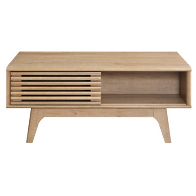 Copen Coffee Table with Storage For Living Room, Riviera Oak Finish