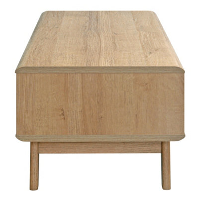 Copen Coffee Table with Storage For Living Room, Riviera Oak Finish