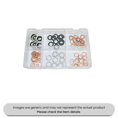 Copper, Aluminium & Bonded Seal Sump Plug O-Rings Washers Asrsorted Box ...
