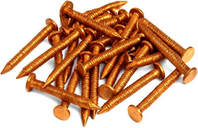 Copper Clout Nails 38mm x 3.35mm 500g Rustproof Nails for Roofing Felt ...
