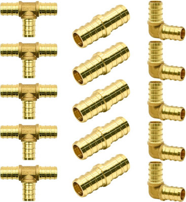 Copper pagoda joint gas hose water pipe joint one word herringbone tee ...