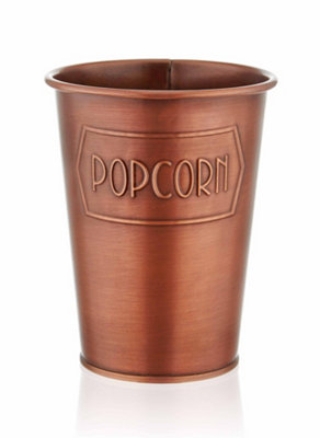 COPPER POPCORN BOWL 16 CM (H) X 12 CM (DIA)