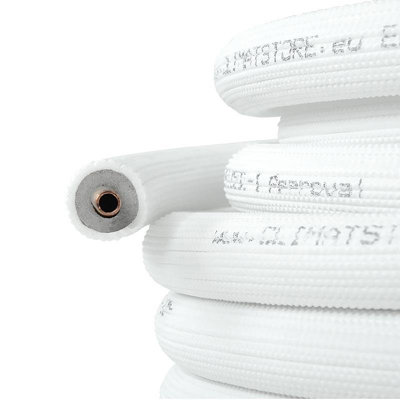 Copper Refrigerant Pipe 1/4" Insulated 25M - HVAC Air Conditioning ...