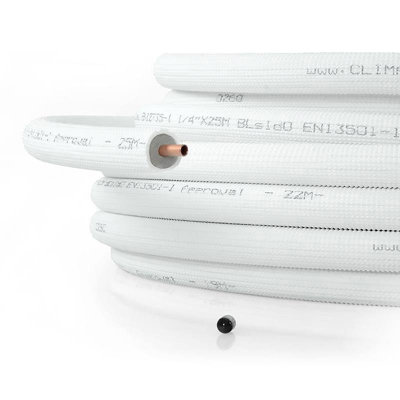 Copper Refrigerant Pipe 3/8" Insulated 3M - HVAC Air Conditioning ...