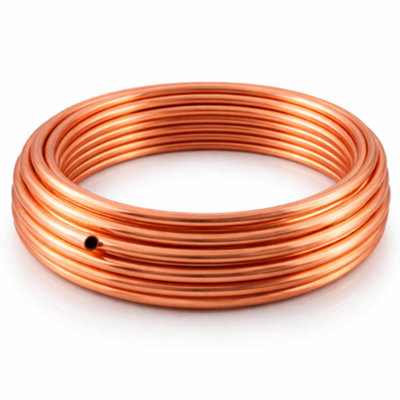 Copper Tube Pipe Coiled Flexible Microbore for Water/Gas/Plumbing & DIY ...