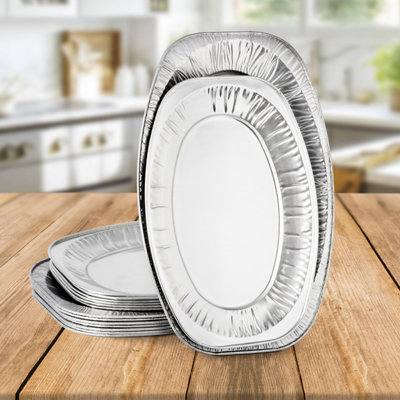 Coppice Aluminium Foil Platters for Parties, Buffets & Entertaining. 8 ...