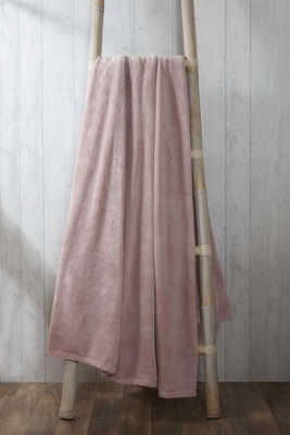 Coral Fleece Blanket Throw Over