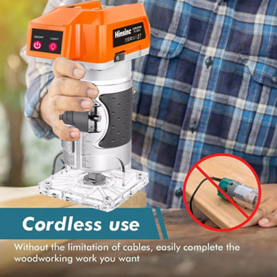 Cordless Electric Hand Trimmer Router Laminate For Dewalt 18V Battery w ...