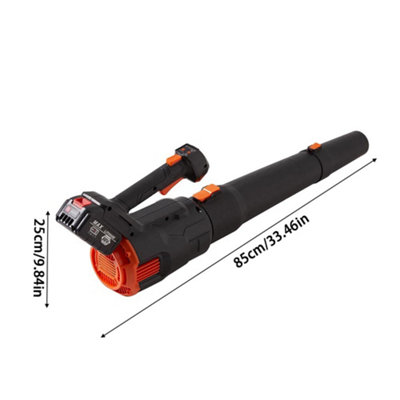 Cordless Handheld Leaf Blower with Battery and Charger 21V 22000 RPM