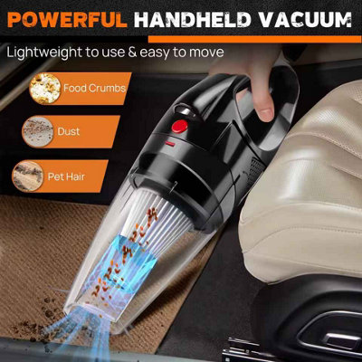 Cordless Handheld Vacuum Cleaner with HEPA Filter and LED Light