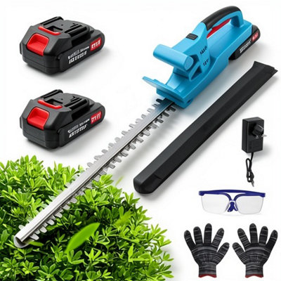 Cordless hedge trimmer, brushless tree branch cutter battery powered, 2 ...