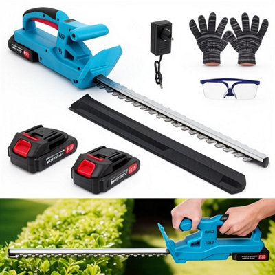 Cordless hedge trimmer, brushless tree branch cutter battery powered, 2 ...