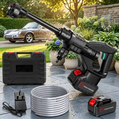 Cordless High Pressure Washer Gun Car Cleaner, 2 Batteries Included