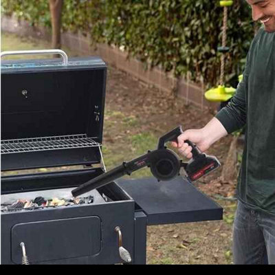 Cordless Leaf Blower Vacuum, Garden Blower with Corner Cleaner, 2 Pack ...
