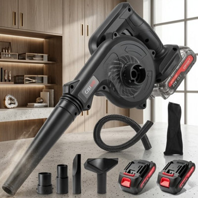 Cordless Leaf Blower Vacuum, Garden Blower with Corner Cleaner, 2 Pack ...