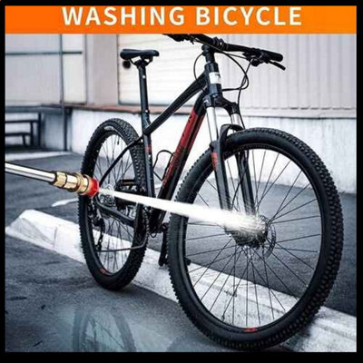 Cordless Pressure Washer Black, Water Cleaner, 2 Battery