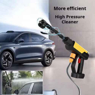 Cordless pressure washer gun portable high pressure, car wash cleaner ...