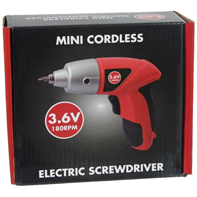 Cordless Screwdriver Set Mini Rechargeable Electric Power Tool + Bits ...
