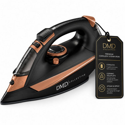 Cordless Steam Iron with Ceramic Non-stick Soleplate 420ml Tank