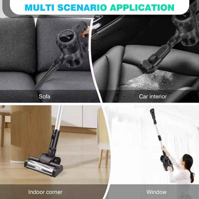 Cordless Upright Stick Vacuum Cleaner 3 in 1 Handheld Vacuum, Brushless ...