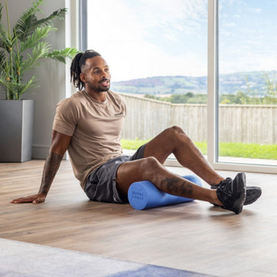 Core Balance 45cm Medium Density EPE Foam Roller - 45cm Blue