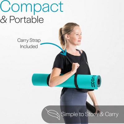 Core Balance Pro Rubber Exercise Mat