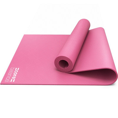Core Balance PVC No Slip Pilates Mat with Strap