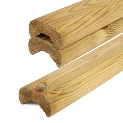 Core Deck Colonial Treated Decking Balustrade Add-On Kit 1800mm with 1 Post