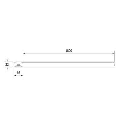Core Deck Colonial Treated Decking Balustrade Add-On Kit 1800mm with 1 Post