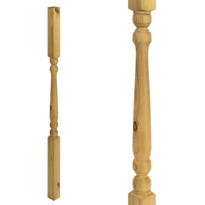 Core Deck Colonial Treated Decking Balustrade Basic Kit 1800mm With 2 Posts