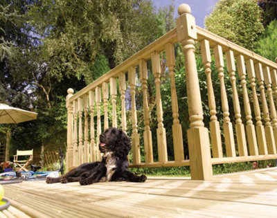 Core Deck Colonial Treated Decking Balustrade Basic Kit 1800mm With No ...