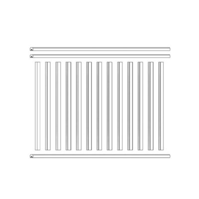 Core Deck Plain Square Treated Decking Balustrade Basic Kit 1800mm with ...