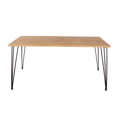 Core Products Augusta Industrial Pine rectangular dining table 1500mm