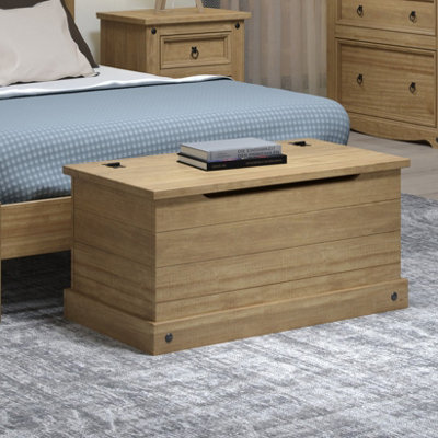 Core Products Corona Storage Trunk, antique wax finish