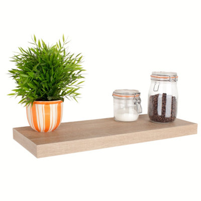 Core Products Hudson Oak Effect 60cm Floating Shelf Kit