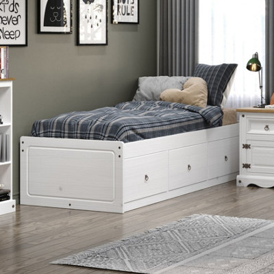 Core Products, Premium Corona white cabin bed 3'0" single bed, white ...
