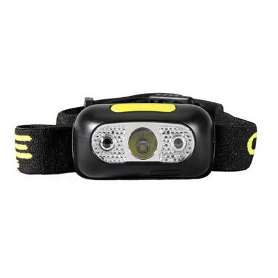 Core Rechargeable Head Torch 200 Lumens Motion Sensor Adjustable Strap
