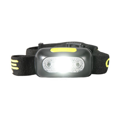 Core Rechargeable Head Torch 200 Lumens Motion Sensor Adjustable Strap